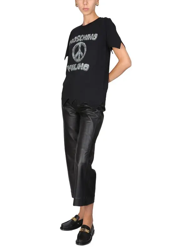 Moschino Printed T-shirt - Black