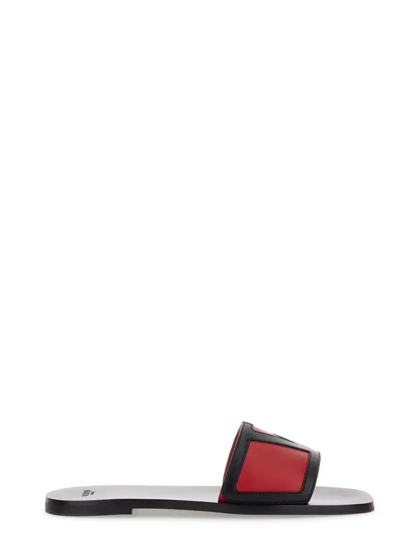 Valentino Garavani Viva Superstar Slide Sandal - Red