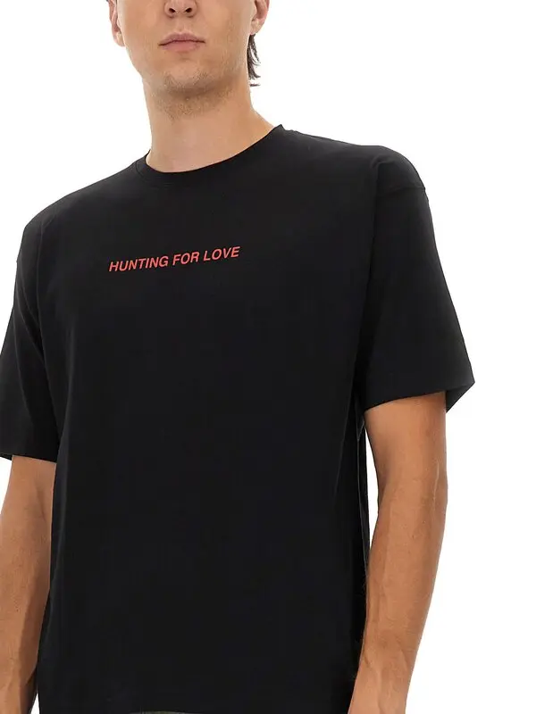Aspesi T-shirt With "hunting For Love" Print