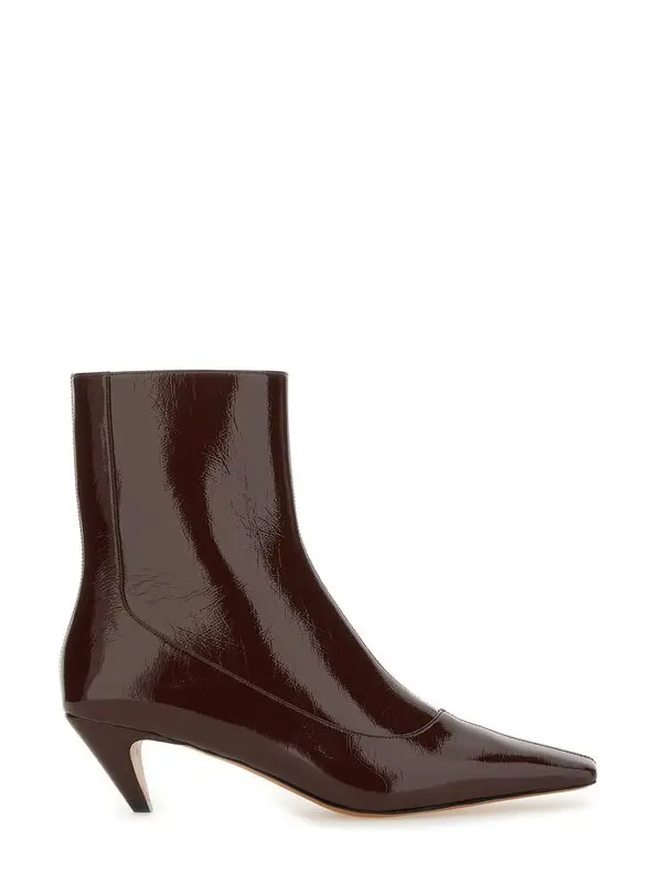 Stella McCartney Spur Ankle Boots - Bordeaux