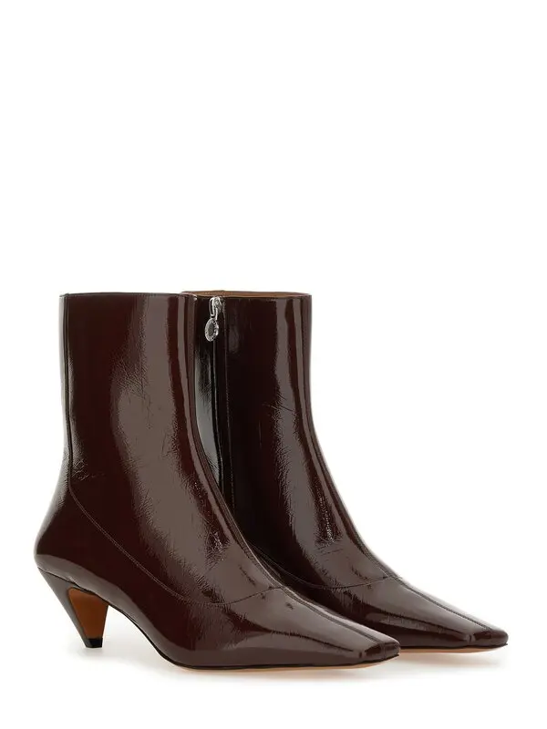 Stella McCartney Spur Ankle Boots - Bordeaux