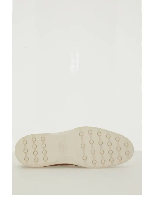 TOD'S Leather Slipper Loafer - Brown