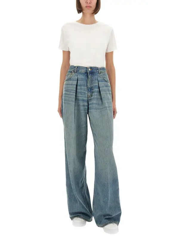 HAIKURE Candy Wide-leg Jeans - Denim