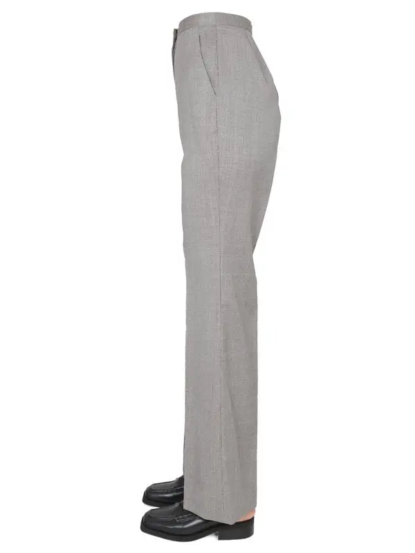 Fabiana Filippi Houndstooth Wide Leg Trousers - Brown