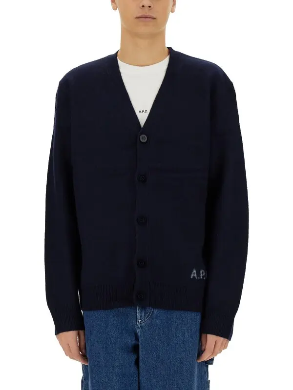 A.p.c. Kenny Cardigan - Blue