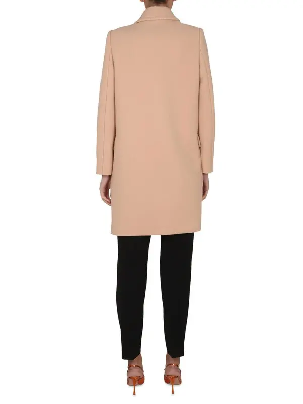 Moschino Virgin Wool Coat - Beige