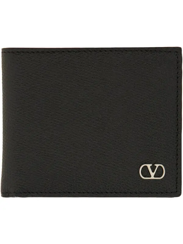 Valentino Garavani Vlogo Signature" Wallet - Black