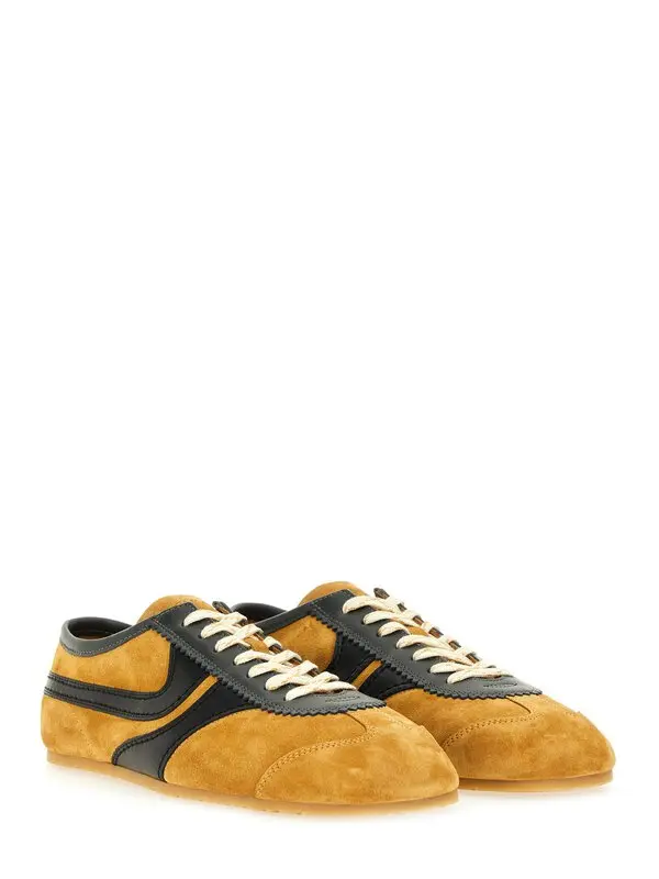 Dries Van Noten Suede Low Top Sneakers - Multicolour