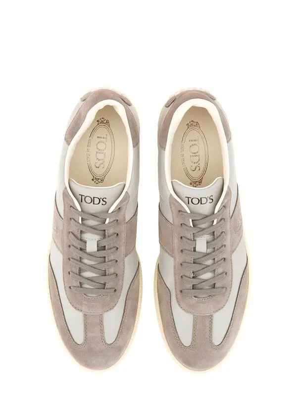 TOD'S Tabs Low Top Sneaker - Dove