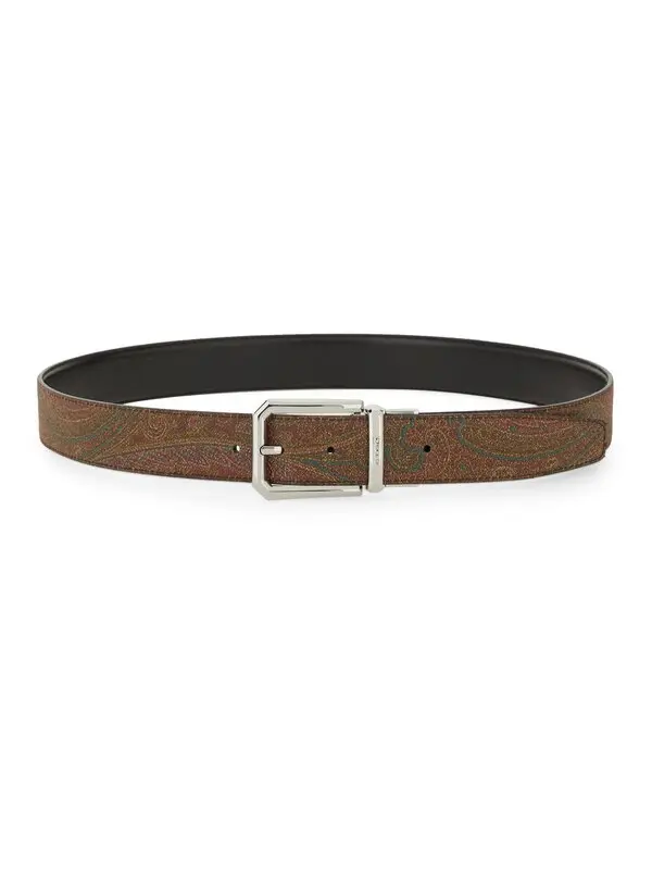 Etro Paisley Patterned Belt - Multicolour