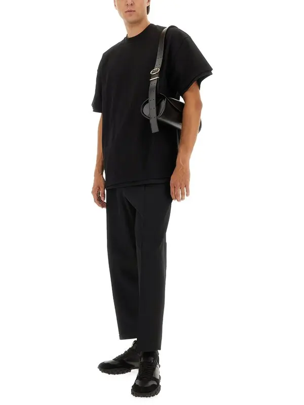 JIL SANDER Tapered Trousers - Black