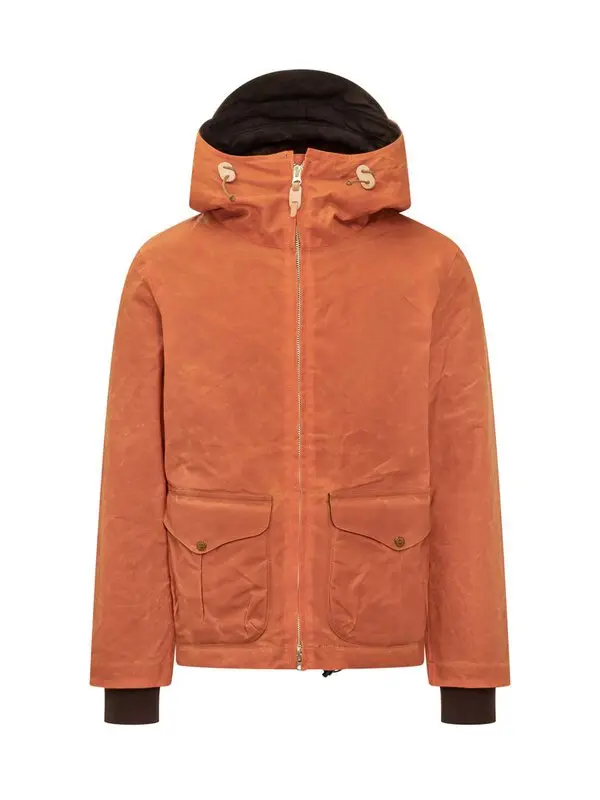 MANIFATTURA CECCARELLI Jacket With Hood - Orange