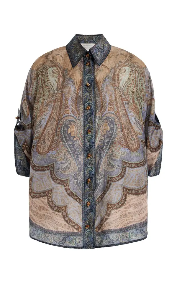 Zimmermann Wanderlust Silk Shirt - Multi