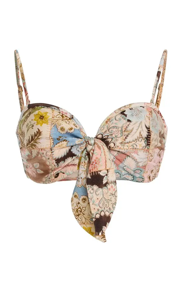 Zimmermann Daylight Tie Bikini Top - Multi