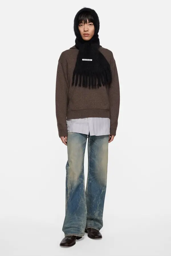Acne Studios Mohair Scarf With Hood
