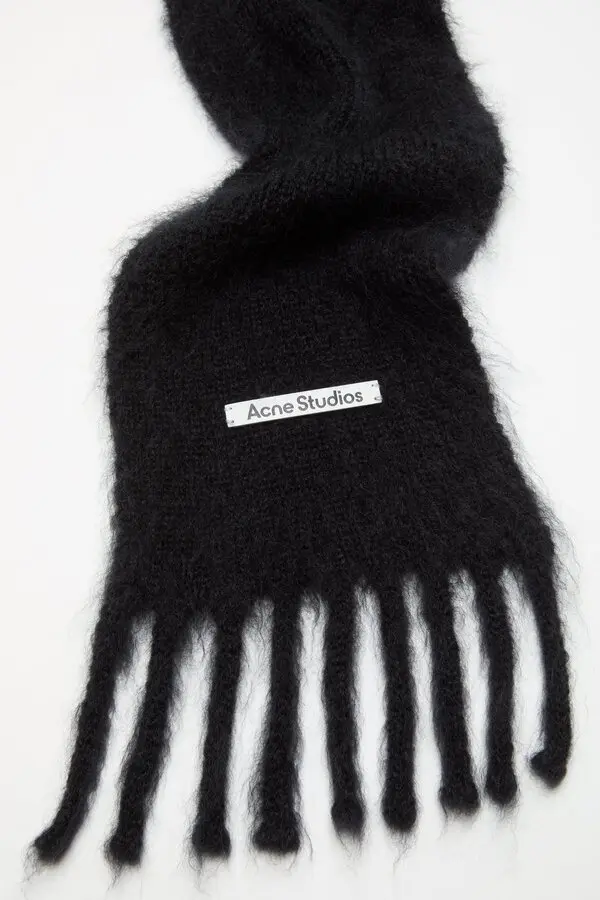 Acne Studios Mohair Scarf With Hood