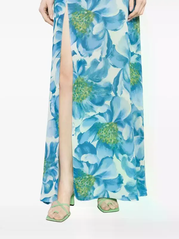 REFORMATION Zani Strappy Floral Dress