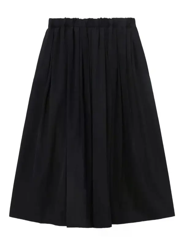 Comme Des Garçons Elasticated-waistband Midi Skirt