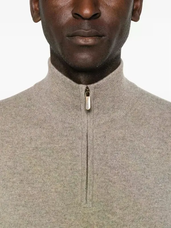 Eric Bompard Zip-fastening Sweater - Neutrals