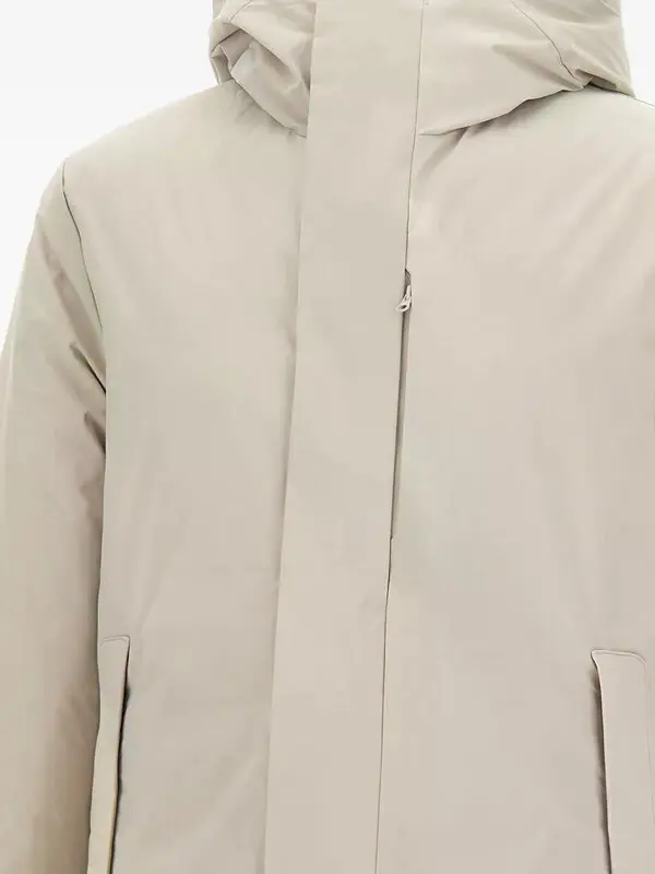 SAVE THE DUCK Logo-patch Padded Jacket - Neutrals