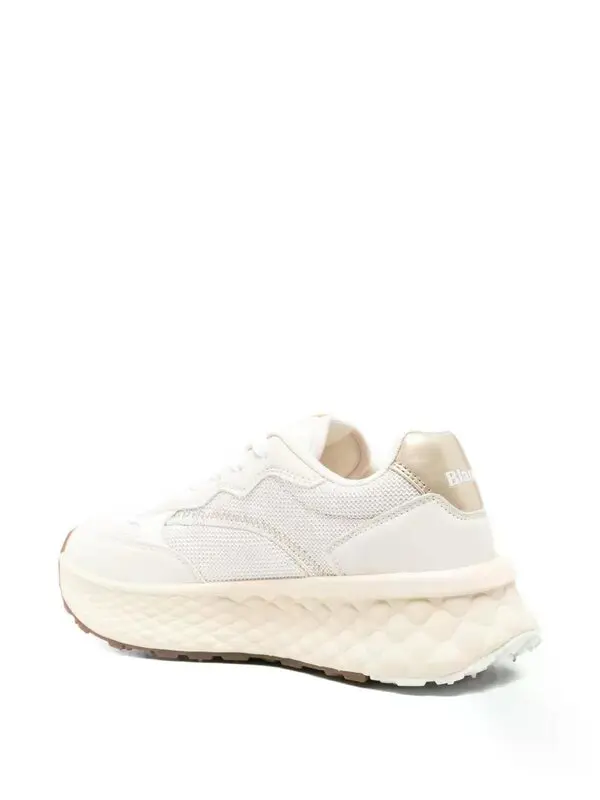 BLAUER. Logo-patch Sneakers