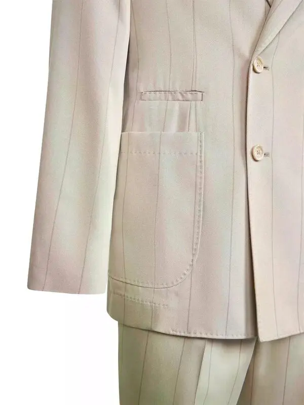 Brunello Cucinelli Peak-lapel Striped Suit