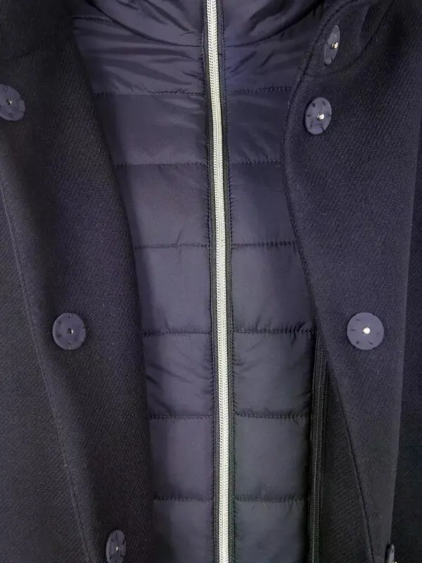 Herno Funnel-neck Long Jacket - Blue