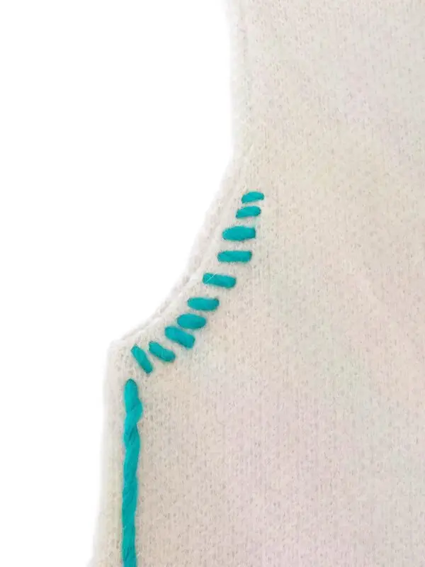 BONSAI Stitch-detail Balaclava - Neutrals