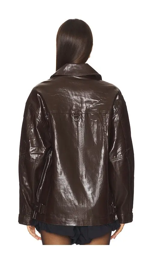 Free People Sloane Faux Leather Jacket