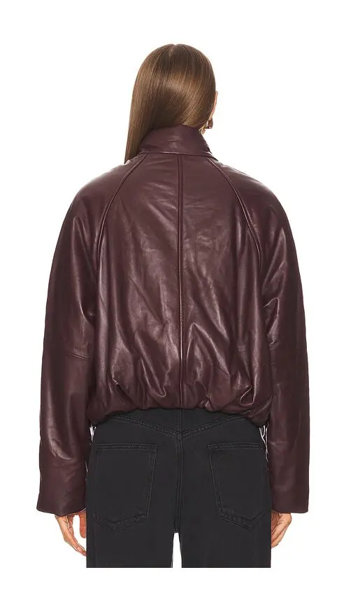 IRO PARIS Delta Leather Jacket - Fig