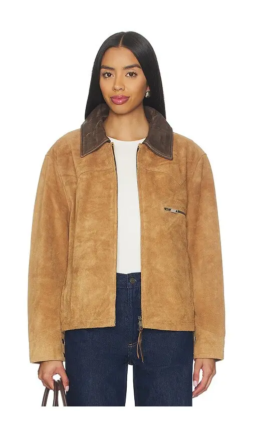 FOUND Suede Work Jacket
