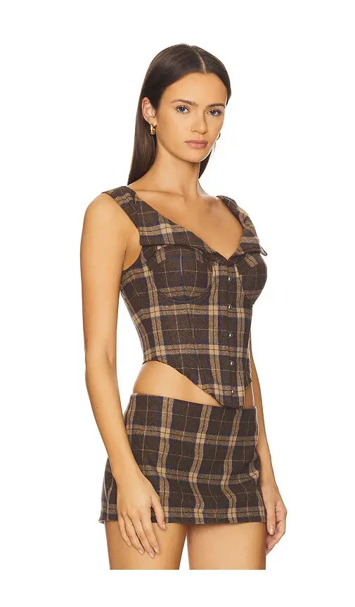 GUIZIO Chamonix Tartan Corset