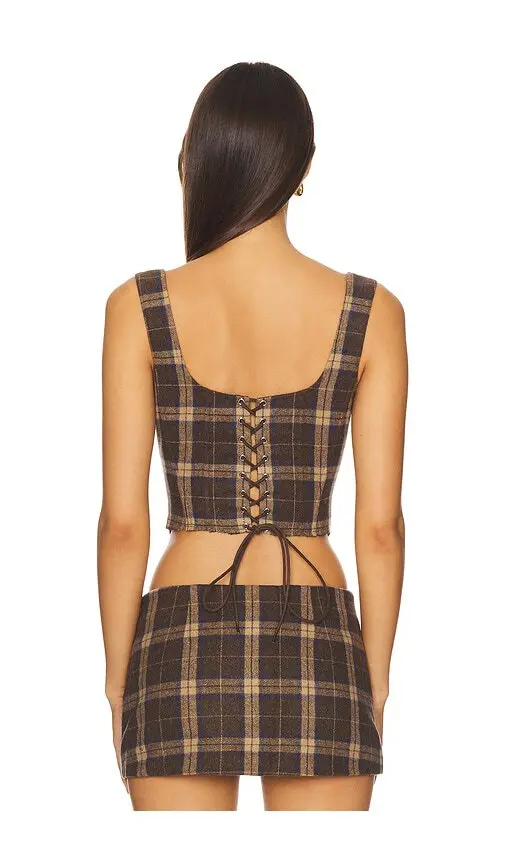 GUIZIO Chamonix Tartan Corset
