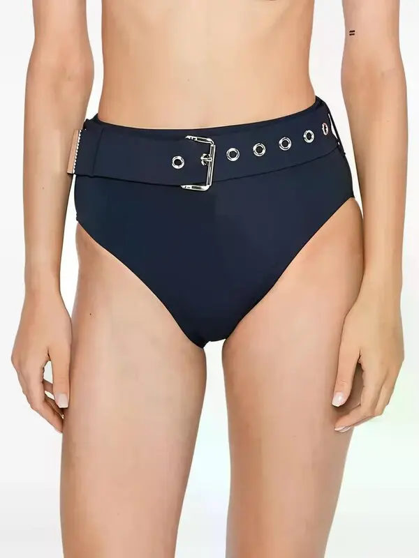 Michael Kors Belted Eyelet-detail Bikini Bottom