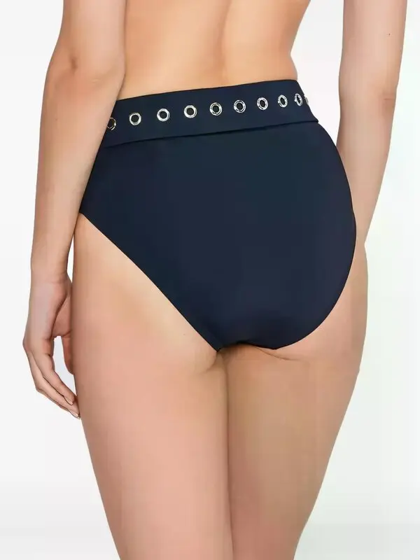 Michael Kors Belted Eyelet-detail Bikini Bottom