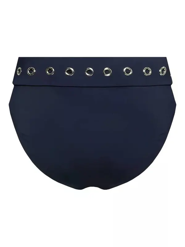Michael Kors Belted Eyelet-detail Bikini Bottom