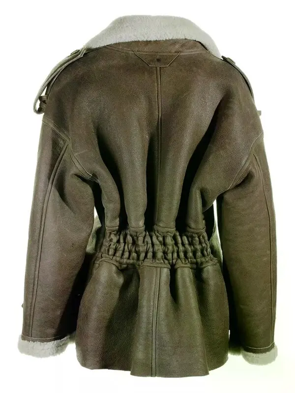 SALVATORE SANTORO Shearling Double-breasted Jacket