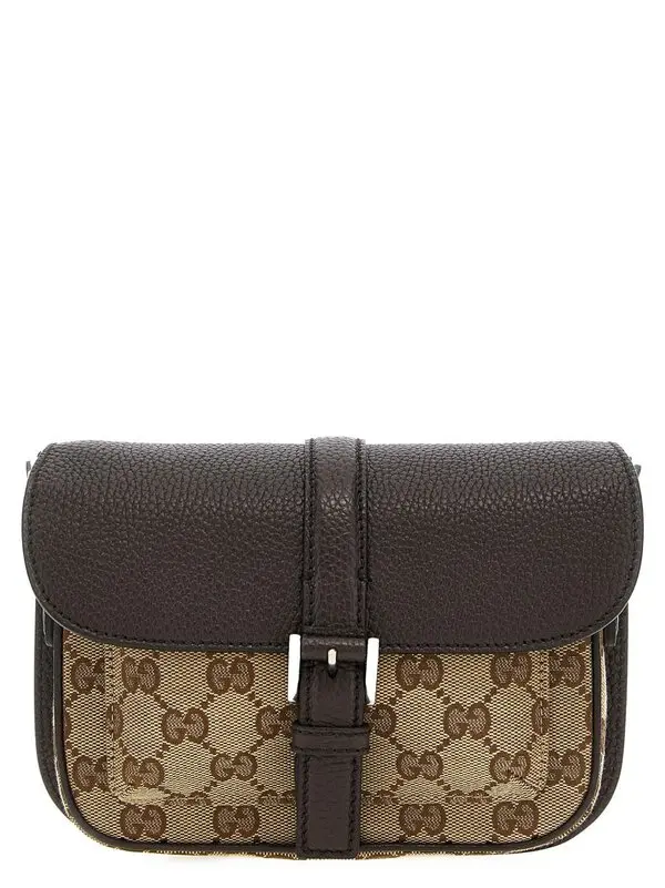 Gucci Mini Gg Crossbody Bag - Brown