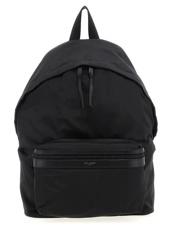 Saint Laurent City Backpack - Black