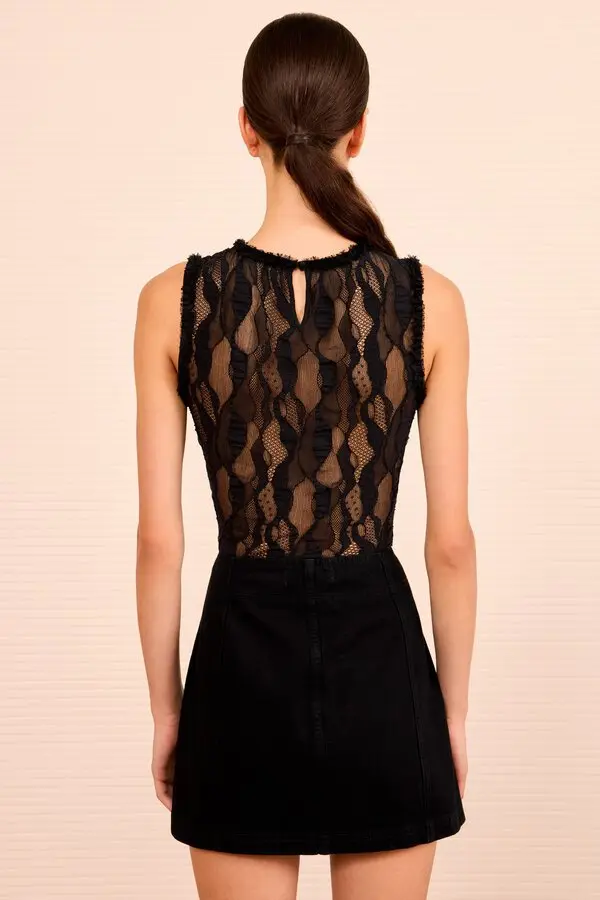 Ulla Johnson Clara Mini Skirt - Noir
