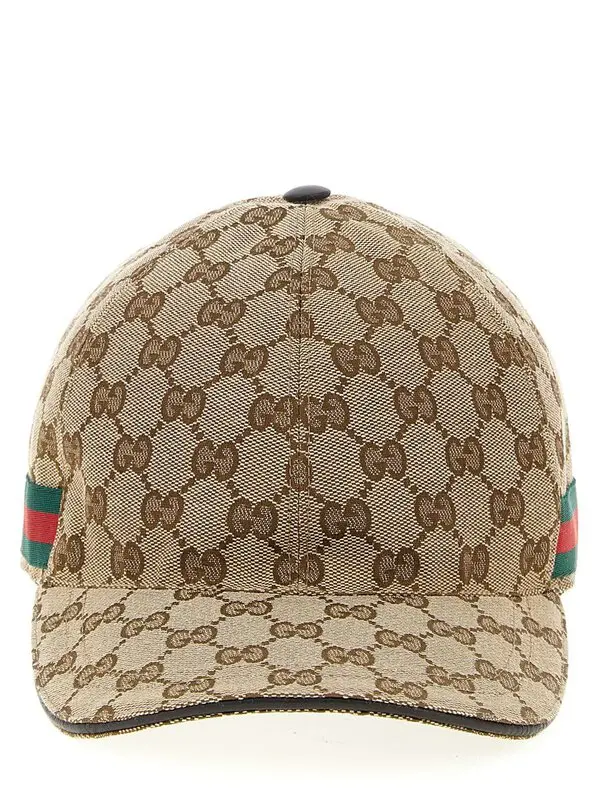 Gucci Gg Supreme Cap - Beige