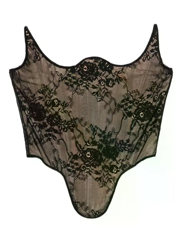 Giuseppe Di Morabito Lace Corset Top