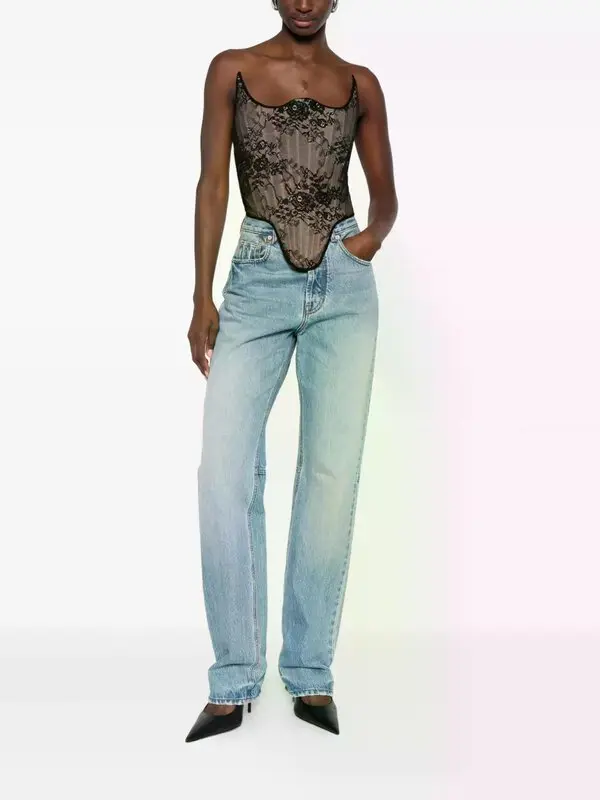 Giuseppe Di Morabito Lace Corset Top