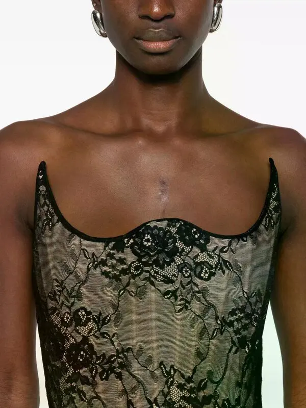 Giuseppe Di Morabito Lace Corset Top