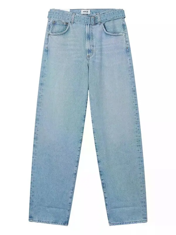 AGOLDE Belted Cuffed Jeans