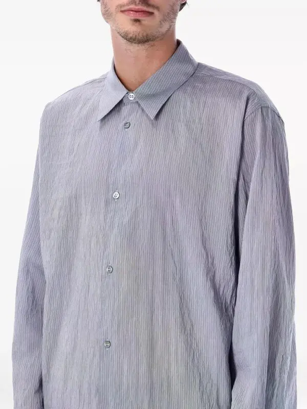 Studio Nicholson Striped Buttoned Shirt