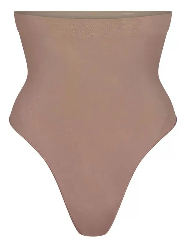 SKIMS Seamless Sculpt High-waist Thong - Neutrals