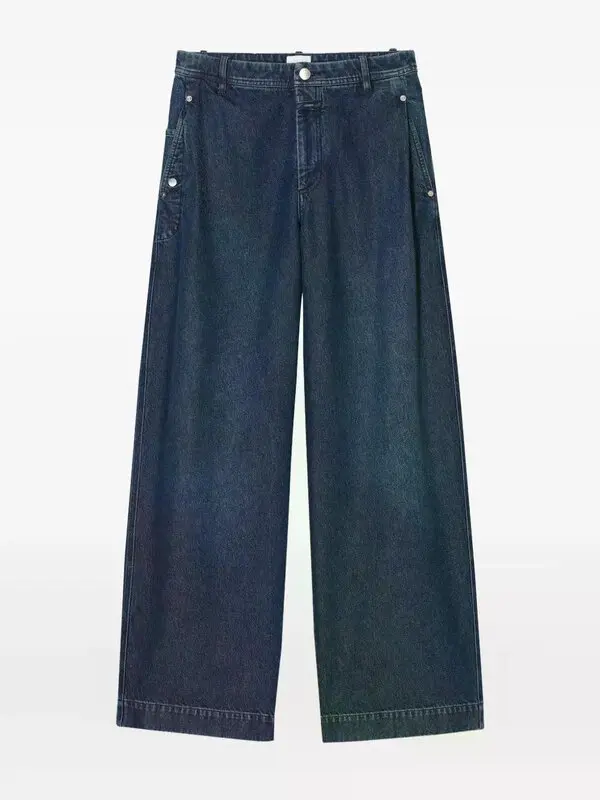 Closed Logo-patch Wide Leg Jeans