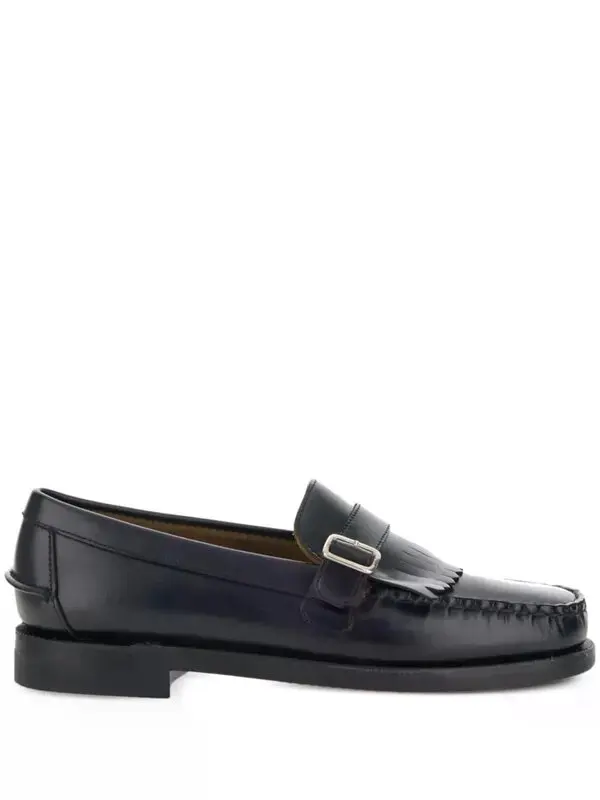 SEBAGO Fringed Buckled Loafers