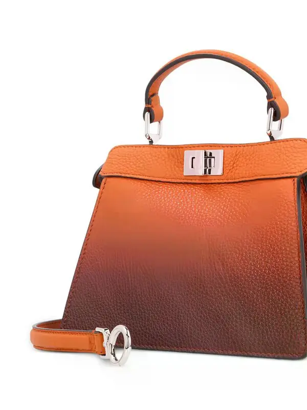 Fendi Mini Peekaboo Iseeu Leather Tote - Brown